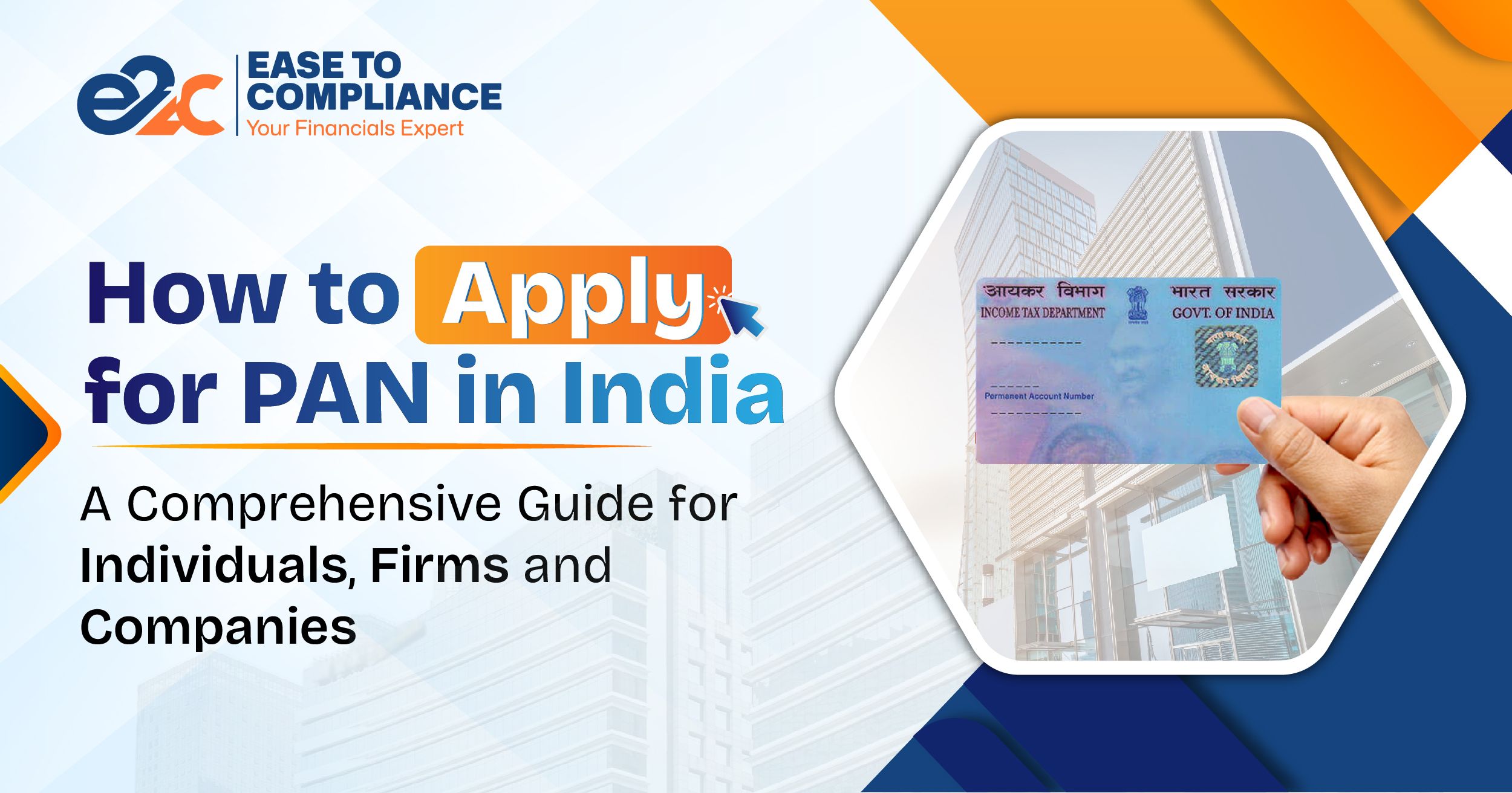 How to Apply for PAN in India - Complete Guide for Individuals, Firms ...